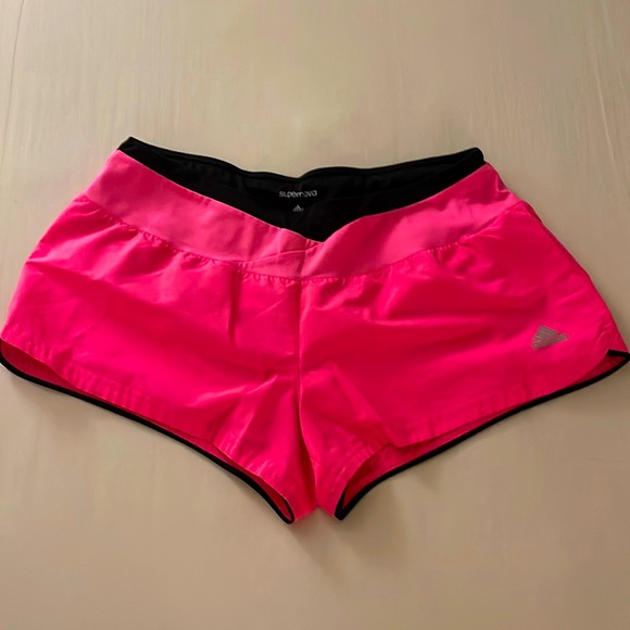 adidas | Shorts | Supernova Pink Reflective Workout Shorts | Poshmark